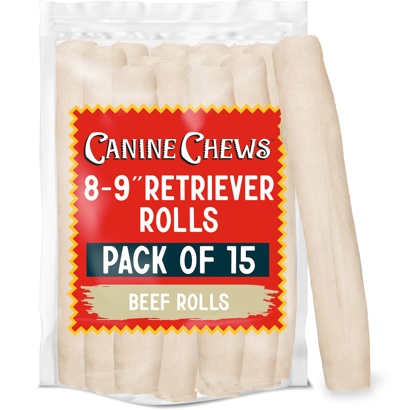 Canine Chews- Long lasting and 100% natural rawhide dog treat chews